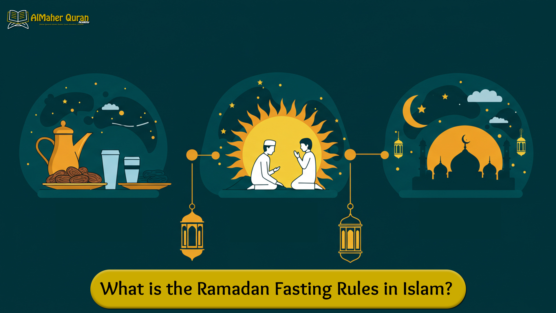 Ramadan Fasting Rules: Islamic Facts - AlMaher Quran Academy - Online ...
